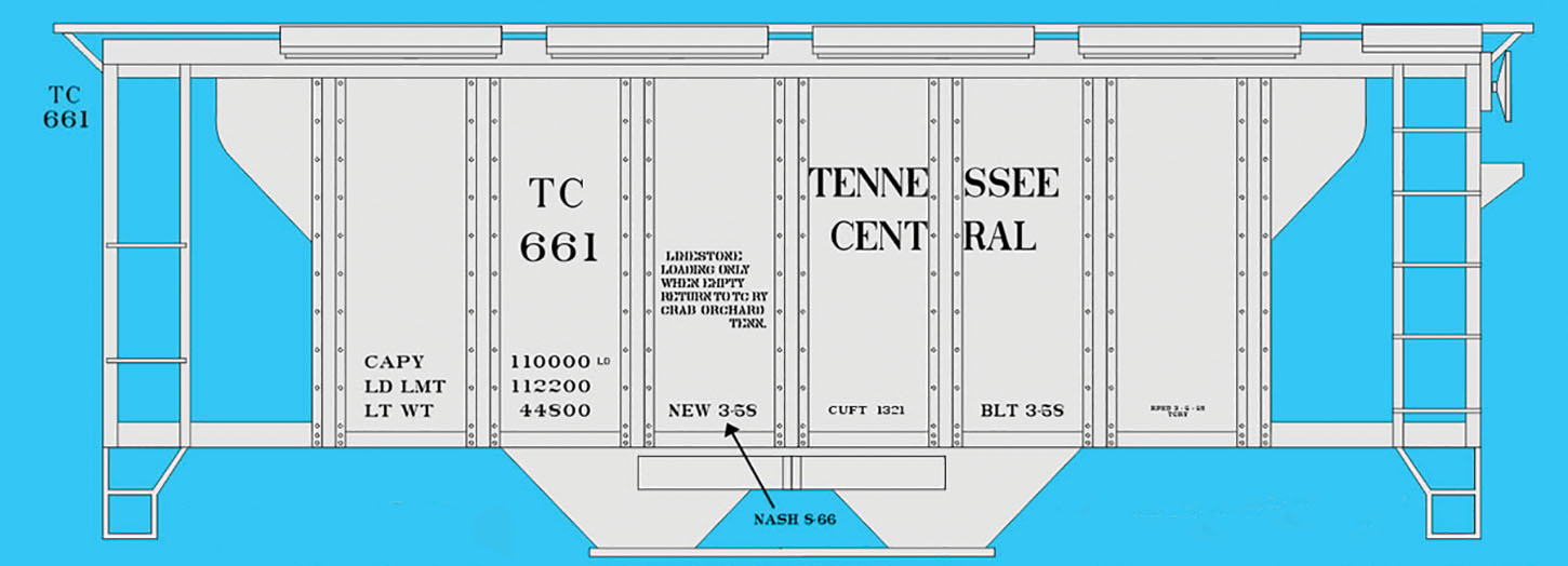 New Release: HO & N Tennessee Central decals from Highball Graphics ...