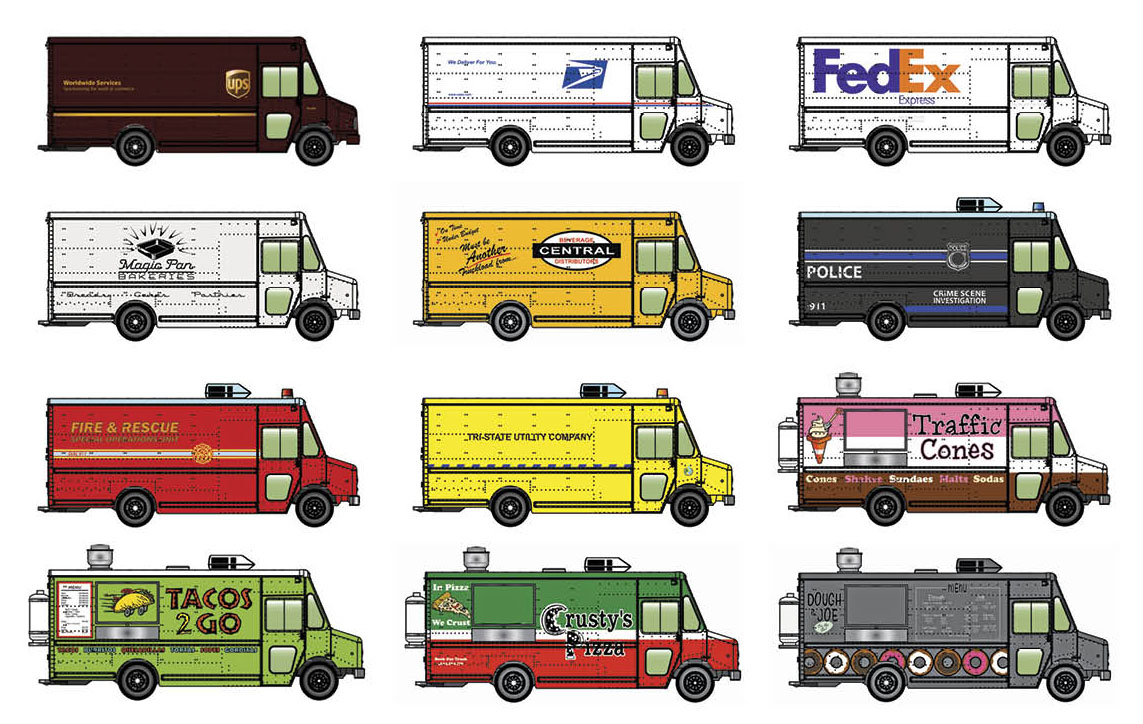 Product Announcement: HO Morgan Olson Route Star Van from Walthers ...